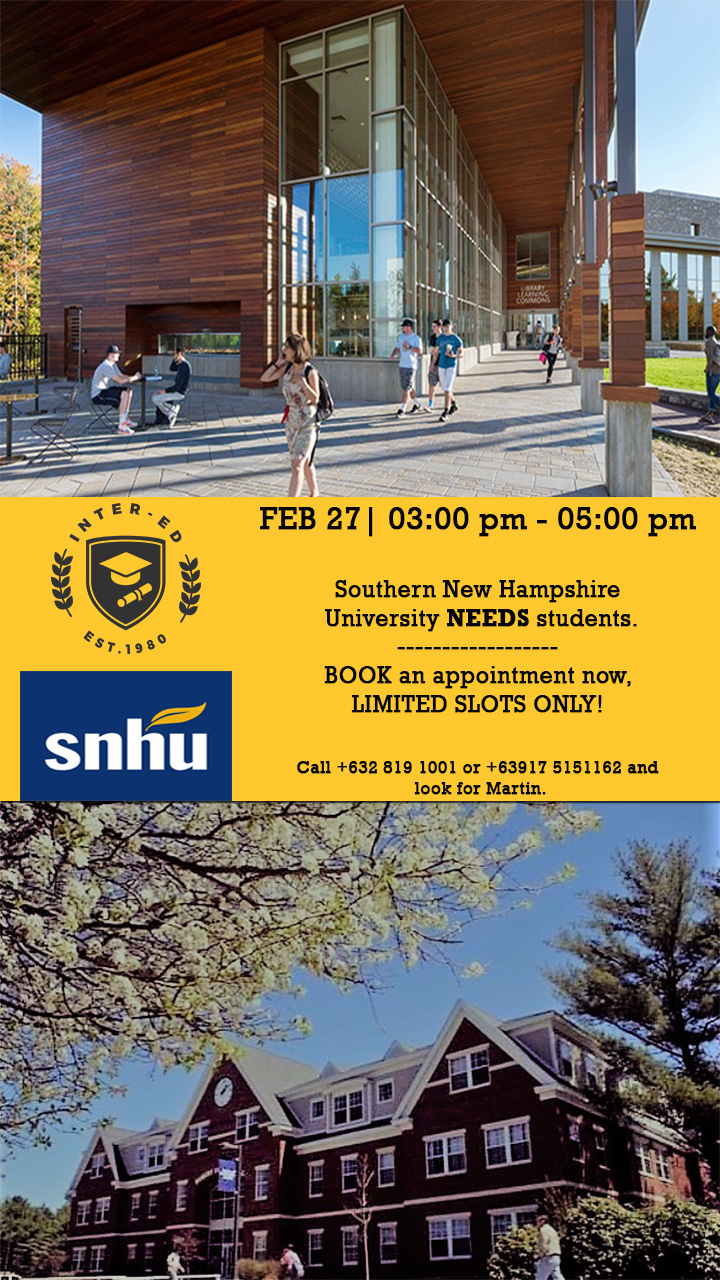 SNHU To Conduct FREE Consultation on February 27th - International ...